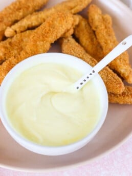 4-Ingredient Honey Mustard Dip with Greek Yogurt - Lindsay Pleskot, RD